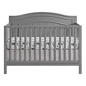 Oxford Baby Nolan 4-in-1 Convertible Crib, Dove Gray, GreenGuard Gold Certified