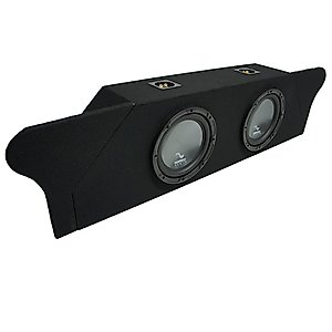 Harmony Audio R124 12" Subwoofer Bundle with ASC Sub Box Compatible with 2012-2015 Chevy Camaro Coupe Trunk
