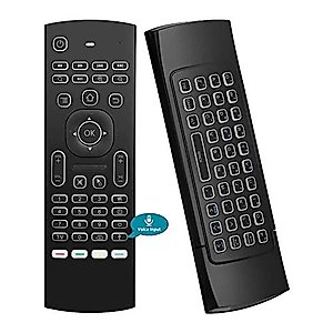 Air Mouse,MX3 Pro Backlit Mini Keyboard,Voice Remote Control,Mini Wireless Keyboard & IR Learning Air Mouse Remote,Best for Raspberry Pi 4 Android Smart Tv Box HTPC IPTV PC Pad Xbox