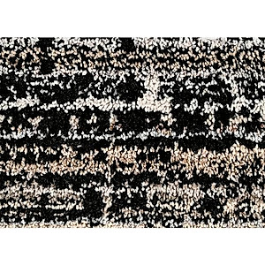Garland Rug Rumba 9 ft. x 12 ft. Area Rug Black/Earth Tone