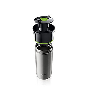 Braun Thermal Travel Coffee Mug, Black