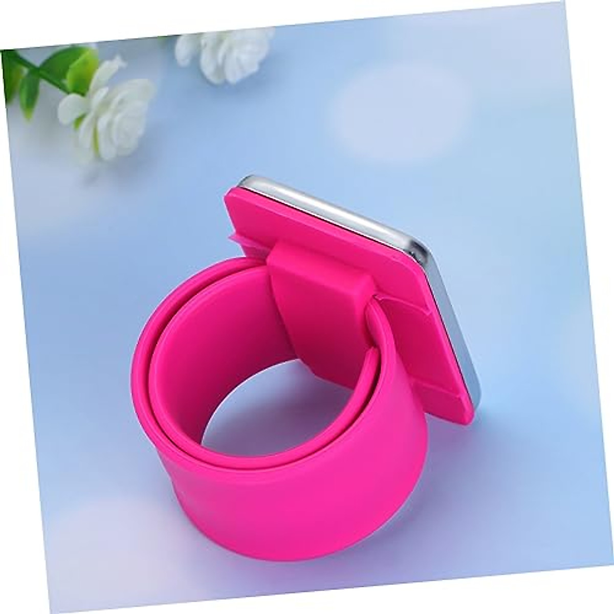 TEHAUX pin Holder Wristband Magnetic Hair pin Holders Corsage Wristlet Silicone Bracelet Tool Magnet Bobby pin Hair Salon Shop Supplies Slap Bracelet Magnetic Iron Bracelet Needle seat
