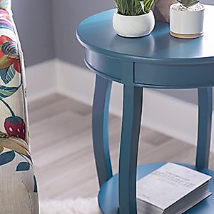 Powell Furniture Powell Teal Round Shelf Table