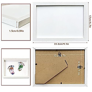 Tarklanda Money Gift Picture Frame,Wooden Money Frame Creative Kids Feet Money Gift Frame,A5 Wood Frame Money Gift Idea for Baby Shower Girls Boys Friends Family Photo Frame 6.7x9.0 inch (feet)