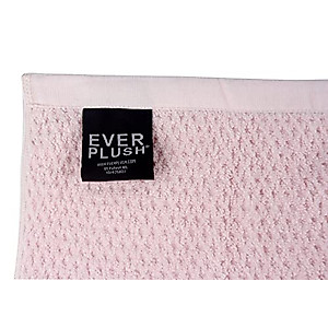 Everplush Diamond Jacquard Hand Towel Set, 4 x (16 x 30 in), Pale Pink 4 Count