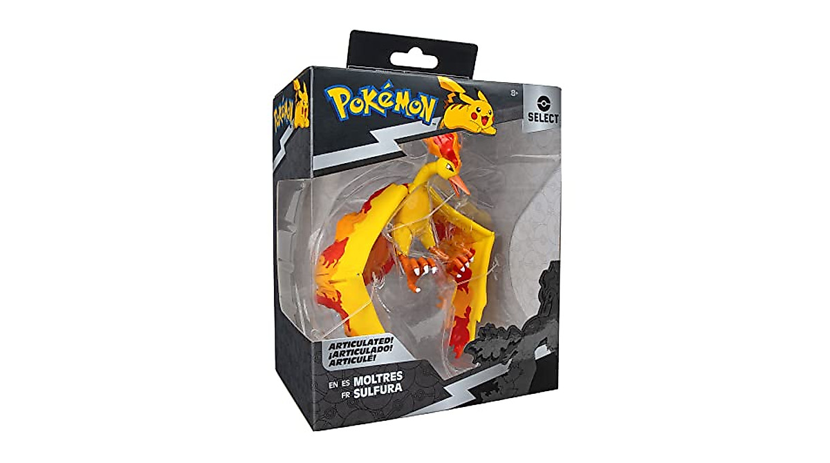 Moltres 6" Articulated Figure - Official Pokémon Collectible