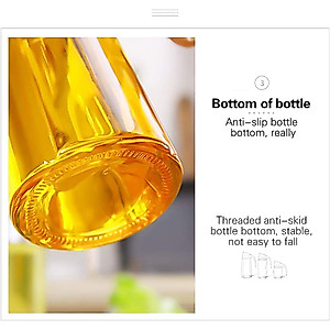 Hweryho Dispenser, Auto Flip Cap 630ml Leakproof Olive Oil Bottle for Kitchen, Oil Sprayer for Cooking, Easy Refill & Cleaning Non-Drip Spout, Non-Slip Handle, Oil Sprayer for Cooking (1 PACK)