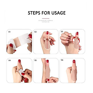 Thumb Protecting Tape Thumb Straps, 10 PCS Self Adhesive Thumb Cover Stickers, Stretchy Athletic Tape, Elastic Thumb Pain Relieving Patch for Sport Housework, Joint Support Arthritis Sprains Strains