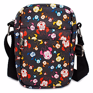 Buckle Down Disney Bag, Cross Body, Minnie Mouse Expressions Scattered, Multi Color, Vegan Leather