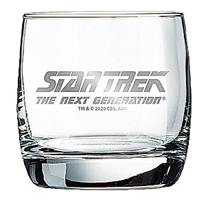 Star Trek: The Next Generation - Collectible Whiskey Glasses - Set of 2 Glasses (10 oz.)