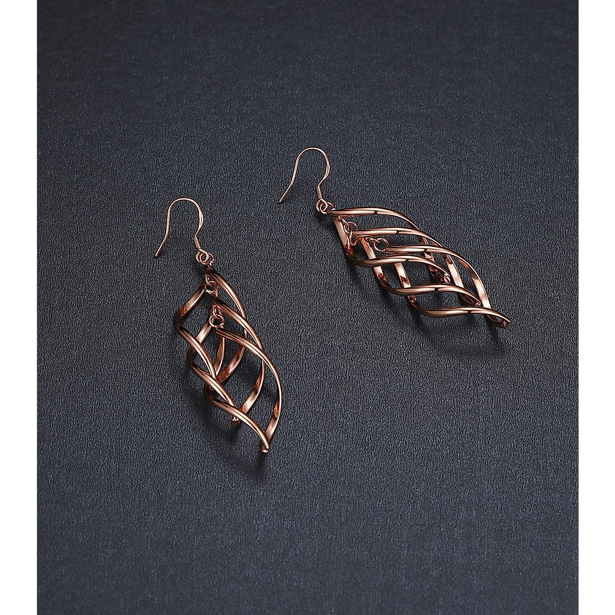 silver and gold tassel earrings long earrings (style 4)