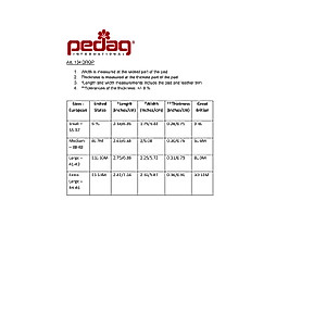 Pedag Drop | German Made | Metatarsal Pads | Anatomically Correct | Metatarsal Arch Support | Vegetable Tan Leather | Self Adhesive | White | Size X-Large, Fits EU 44-46 / US Men 11-13 | 1 Pairs