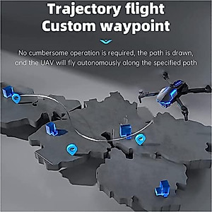 X6pro Drones with Camera for Adults 4K, Ultra HD Dual Shot 1080P Drone Quadcopter for Kids and Beginners, FPV Remote Control Toy One Button Start Speed Adjustment Smart Obstacle Avoidance (Black)