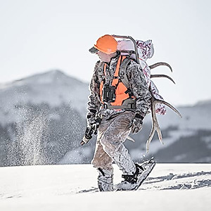 Allen Company Adult Blaze Orange Hunting Vest with a Hook and Loop Closure - High-Visibility Saftey Gear for Men and Women - Fits over Clothes and Jacket - Large