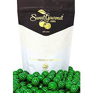 SweetGourmet Watermelon Gum Balls | 1 inch Bubble Gum | 1.5 Pound
