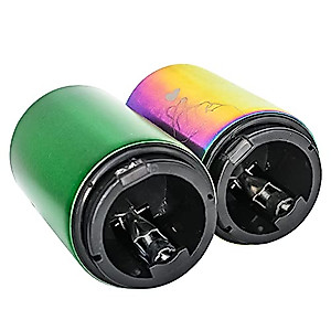 2-Pack Beer Bottle Opener | Push Down and Pop Off Bottle Opener | Automatic Beer Top Popper | Magnetic Cap Catcher