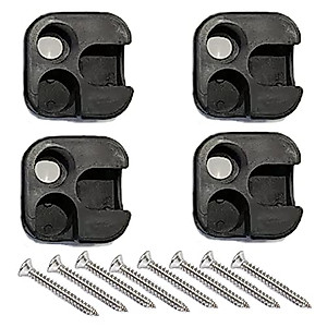 UtySty 4 Pack Folding Chair Replacement Foot with Screws Camping Outdoor Stool Outside Lawn Table Feet for Pole Swivel Joint Base Camp Fishing Seat Repair Accessories Maintenance Replace (14mm/0.55")