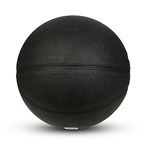 AND1 Xcelerate Rubber Basketball: Game Ready, Official Regulation Size 7 (29.5”) Streetball, Made for Indoor/Outdoor Basketball Games- Classic Collection (Black)