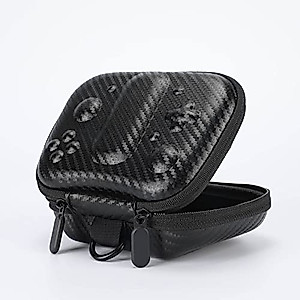 WEPIGEEK Slim Travel Case for Razer Kishi / Gamevice UPDATED Mobile Gaming Controller with Thumb Sticks,Hook Black(Two Style) (Stripe-Black)
