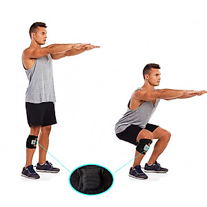 KAIJIELY Sciatic Brace Knee Braces for Knee Pain Relief for Women Men,Magnetic Therapy Leg Knee Back Pain Relief Magic Leg Pad,Black Brace for Sciatica As Seen On Tv(K-ONE- ITEM)