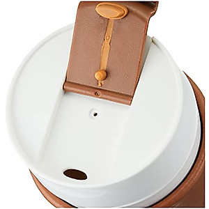 GOAT STORY Mug, Faux leather, 16 oz, Brown