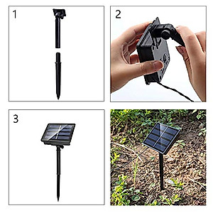 Dolucky Solar String Lights Outdoor, 1Pack 72ft 200 LED Red Solar Fairy Lights, Waterproof Solar Powered Copper Wire String Lights for Yard Home Holiday Party Decor (RED)