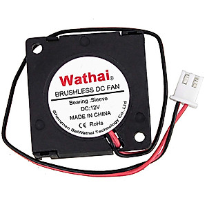 2Packs Wathai 30x30x10mm Brushless Turbo Blower Cooling Fan 30mm 12V ¡­