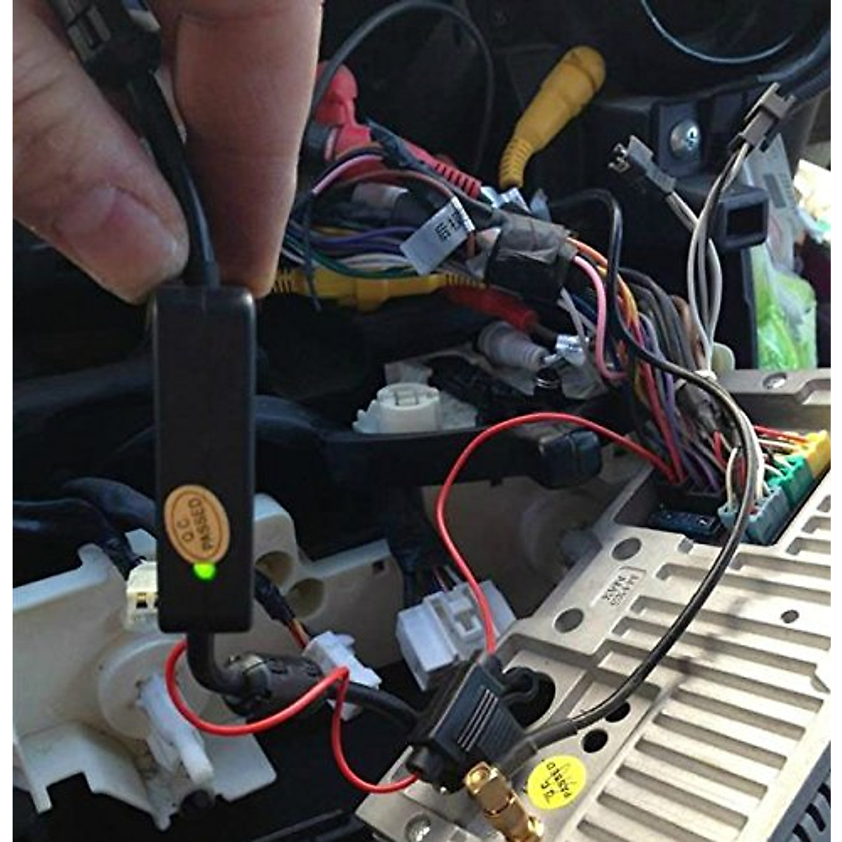 KUNFINE Universal Auto Car Radio FM Antenna Signal Booster Amp Amplifier for Marine Car Vehicle Boat RV 12V Signal Antenna Enhance