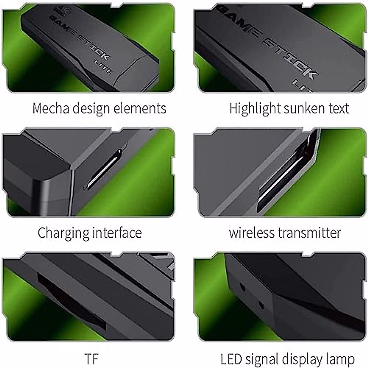 Nostalgia Stick Game, Nostalgiastick Wireless Retro Game Console Built In 20000+ Games, Plug & Play Nostalgia Stick 4K HDMI Output For Tv With Dual 2.4G Wireless Controllers, 32g/64g/128g Version 6.9