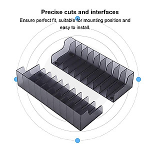 2 PCS Game Card Box CD Storage Stand Holder, Large Capacity Bracket, Precise cuts and interfaces, for PS4/SLIM/PRO Game Consoles