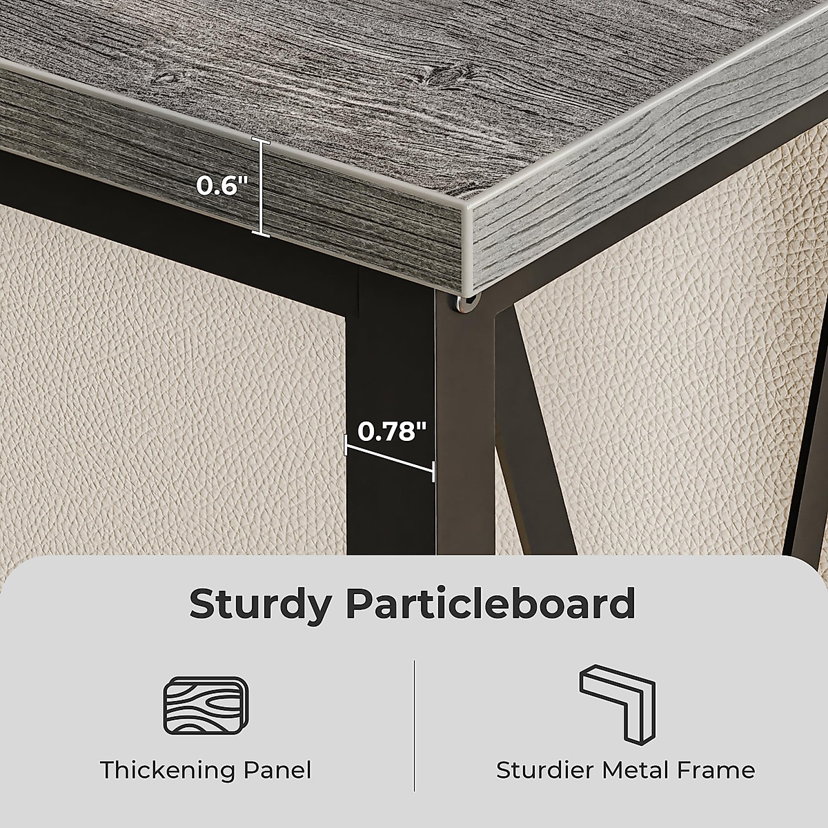 SUPERJARE 70 Inch Console Table with Outlet, Extra Long Sofa Table with Charging Station, Couch Table Behind Sofa, Foyer Tables for Entryway, Living Room - Gray