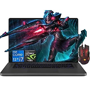 ASUS 2023 Newest ROG Zephyrus G16 Gaming Laptop, 16" FHD 165Hz Display, 13th Gen Core i7-13620H (10-core), GeForce RTX 4060, 16GB RAM, 1TB SSD, Backlit Keyboard, Wifi6, USB Type A&C, Windows 11 Home