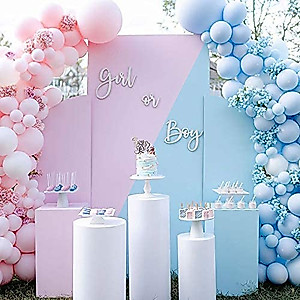 Baby Blue Balloons Light Blue Balloons 12 Inch 50 Pcs Pastel Blue Baby Balloons For Baby Shower Happy Birthday Gender Reveal Balloons