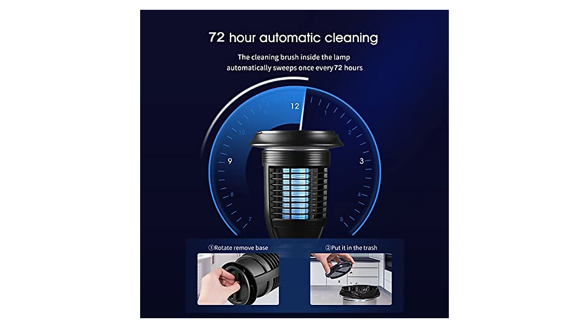 AiMoxa Solar Bug Zapper – Outdoor Mosquito & Insect Killer
