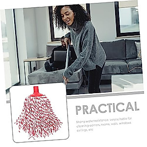 LALAFINA Cleaning Mop Floor Mop Commercial Mop Head Rope Mop Head Clean Mop Head Commercial String Mop Head Mopping String Head Practical Mop Head Washable Mop String Head Replacement Head