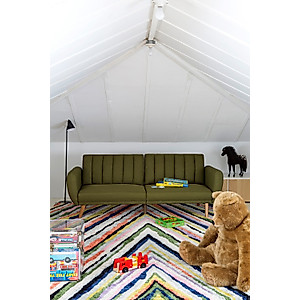 Globe Electric 12708 59" 1-Light LED Floor Lamp, Black, Matte Finish, Plastic Mesh Shade, LED Bulb Included, Floor Lamp for Living Room, Floor Lamp for Bedroom, Home Office Accessories