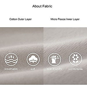 pureborn Toddler Boys Girls Sweatshirt Pullover Crew Neck Long Sleeve Activewear Tops Cotton Tshirts 4T Cream Grey