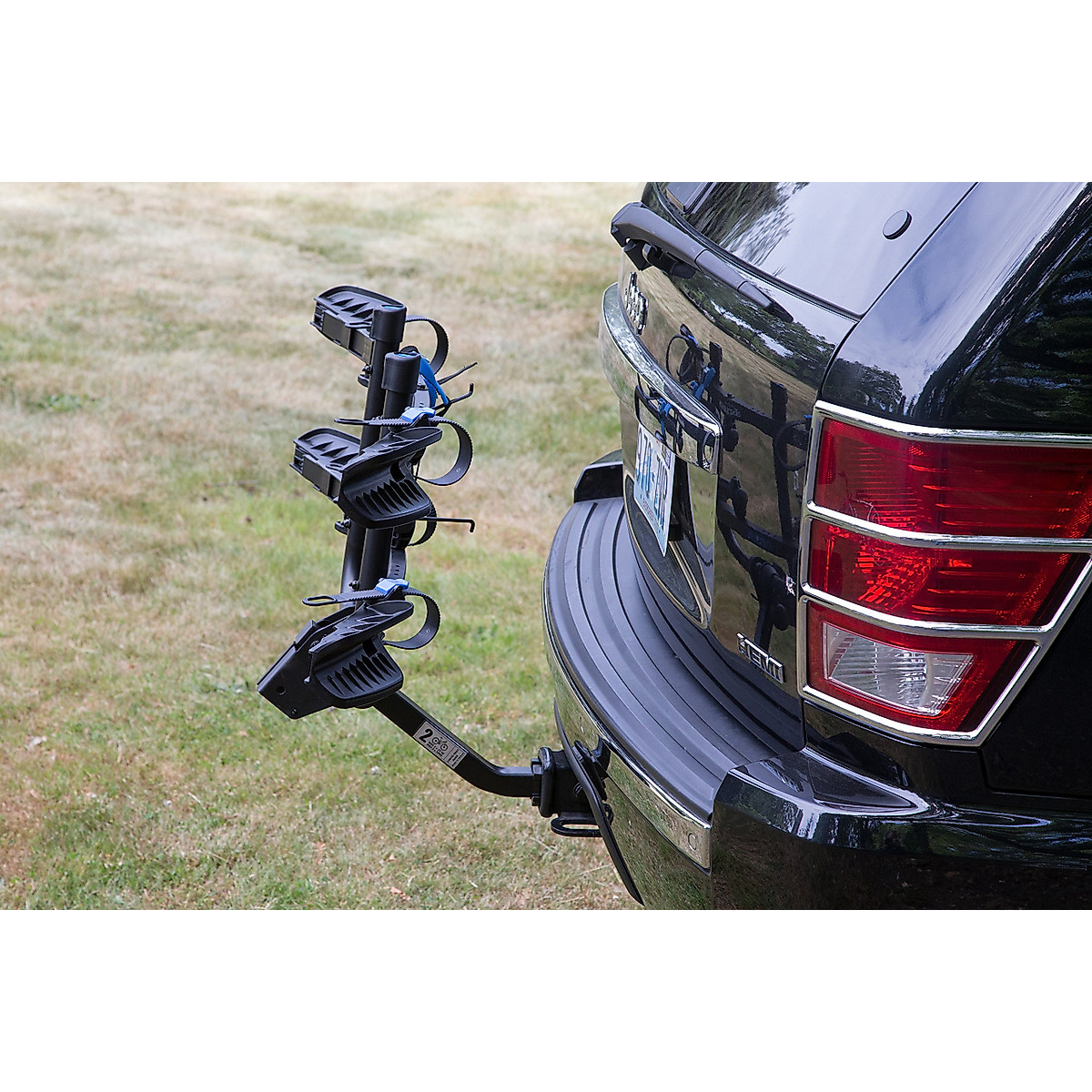 Heininger 2037 Advantage Sports Rack Flat Rack 2 Bike Platform Hitch Mounted Rack with Hitch Lock