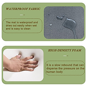 TXGDPIONEER Outdoor Wicker Rocking Chair, All Weather Resin Rattan Wicker Rocking Chairs, for Garden Backyard Lown Porch,1pc,Grey