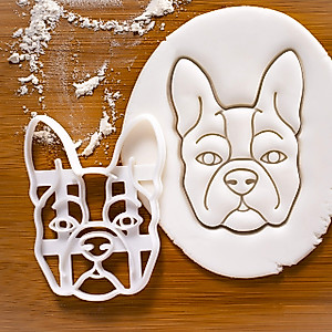 Boston Terrier Face cookie cutter, 1 piece - Bakerlogy