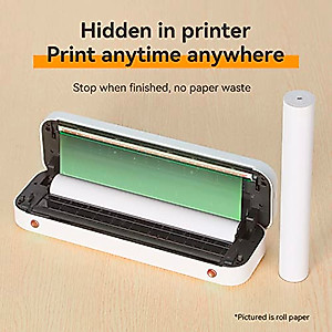 A4 Thermal Paper, 210 x 297 mm - 100 Sheets, for Brother PocketJet PJ762/PJ763MFi, HPRT MT800/MT810, PeriPage A40 Printers, Printing Paper Size 8.26" x 11.69"