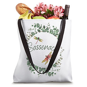 Sassenach Dragonfly 1743 Eucalyptus Boho Tote Bag