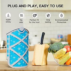 Refill Cartridge Kit Compatible with ZEVO M364, Refill Cartridge Kit Replacement Only Blue 100% Fit for Plug-in Light M364(6 pcs)