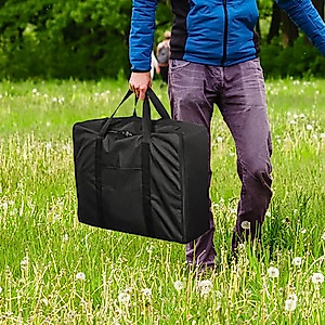 SHINESTAR Griddle Carry Bag for Blackstone 22" Tabletop Griddle without Hood, Portable Griddle Carry Bag for Travel, Heavy Duty 600D Waterproof Polyester, Black