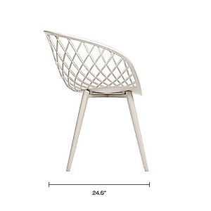 Jamesdar Kurv Set of 2 Chairs, White