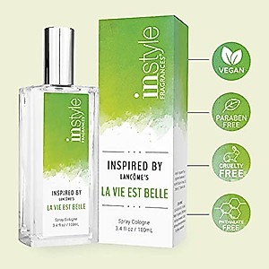 Instyle Fragrances | Inspired by Lancôme's La Vie Est Belle | Women’s Eau de Toilette | Vegan, Paraben Free, Phthalate Free | Never Tested on Animals | 3.4 Fluid Ounces