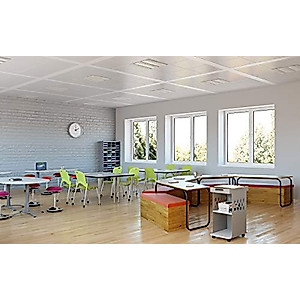 Safco Products E-Z Stor Literature Organizer, 72 Compartment, 9241GRR, Gray Powder Coat Finish, Commercial-Grade Steel Construction, Eco-Friendly