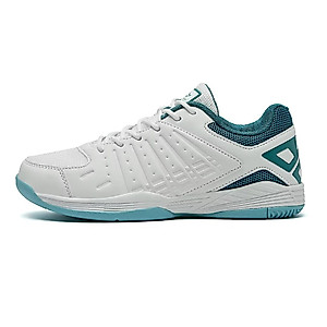 ZOOMCO Women's Pickleball Shoes Tennis Court Shoes Badminton Shoes for Women Whiteblue