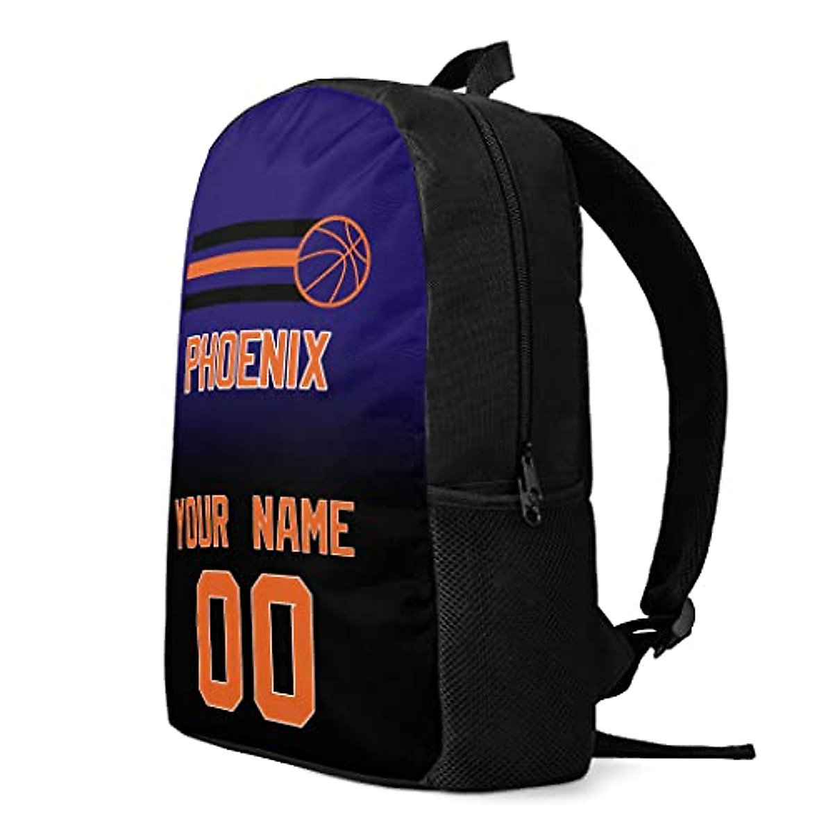 Phoenix Custom Basketball Sport Backpack Personalized Backpack with Name/Number, Backpack for Men Women Basketball Bags for Teenagers