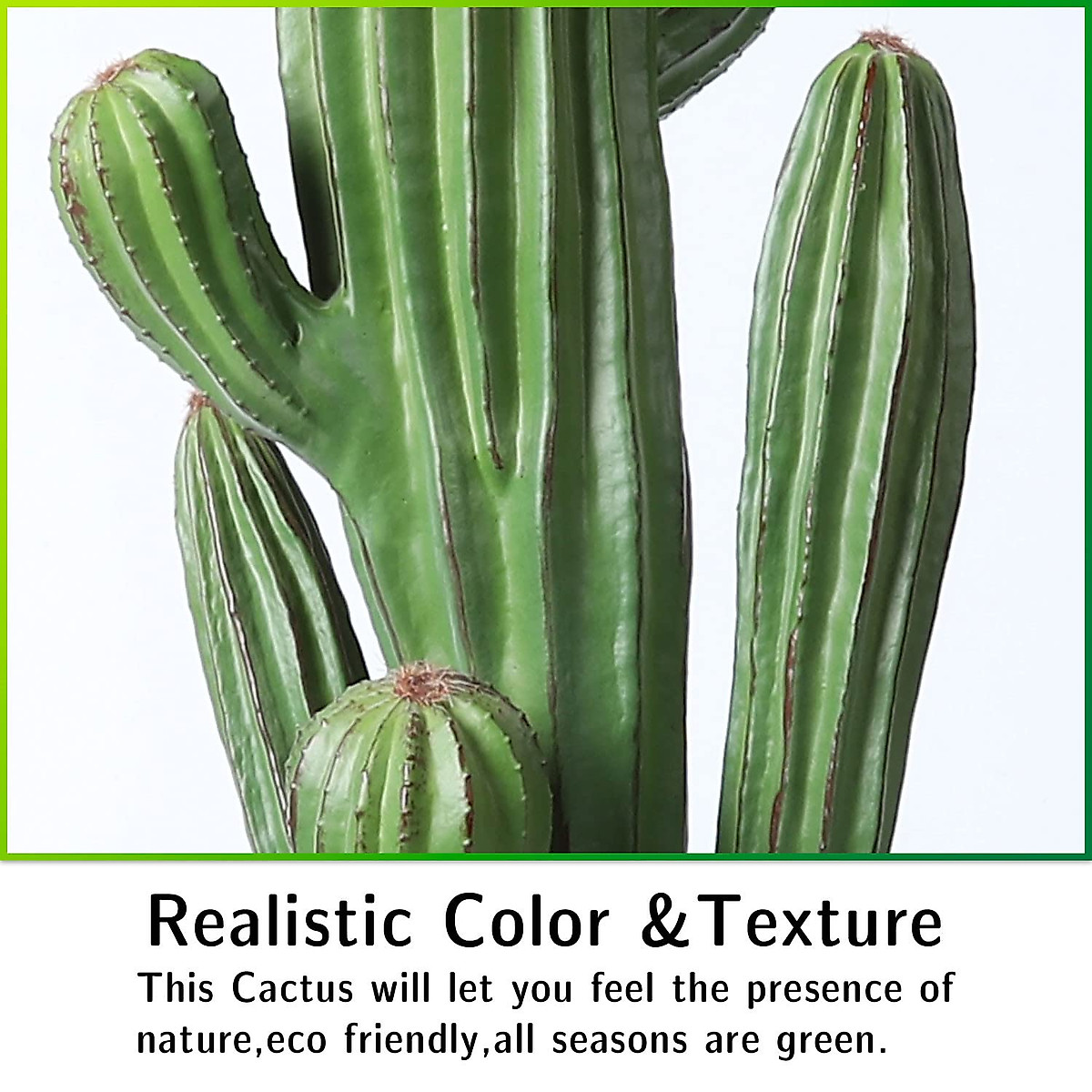 AntHousePlant Artificial Cactus Fake Cactus 16" Faux Cacti Plants for Home Garden Office Store Decoration